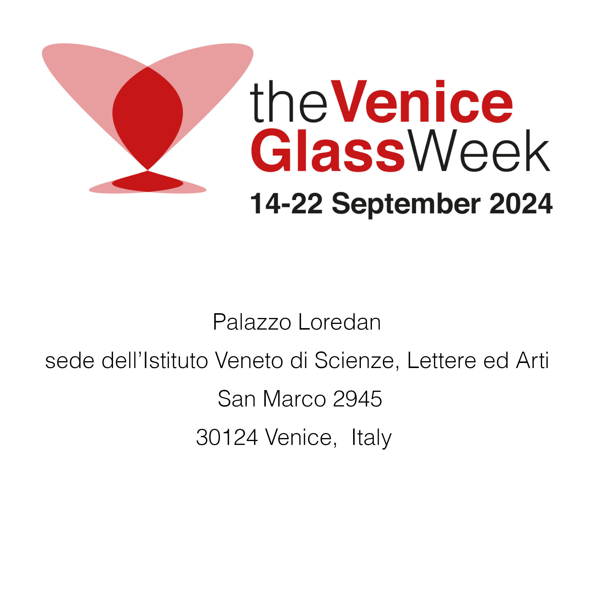 The Venice Glass Week 2024 - Yorgos Studio